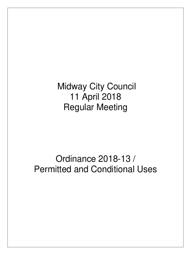 Fillable Online Application for amendment to Zoning Map - Midway City ...