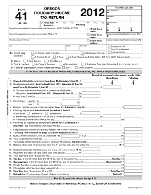 Fillable Online oregon Estates You are required to obtain a new FEIN if ...