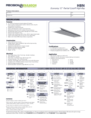 Fillable Online HBN - Precision-Paragon Fax Email Print - pdfFiller