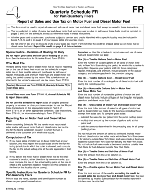 Fillable Online tax ny Report of Sales and Use Tax on Motor Fuel and ...