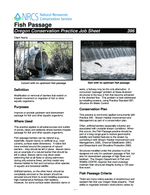 Fillable Online nrcs usda Fish Passage Job Sheet - Natural Resources ...
