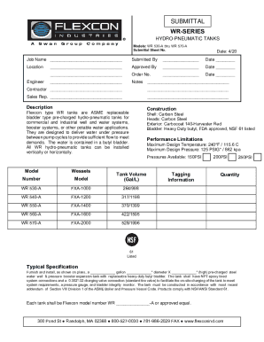 Fillable Online Hydropneumatic Tank Fiscal and Asset Assessment Form ...