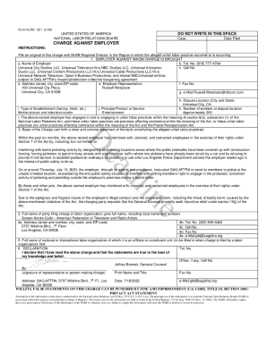 Fillable Online 2012-2023 Form DoL NLRB-501 Fill Online, Printable ...