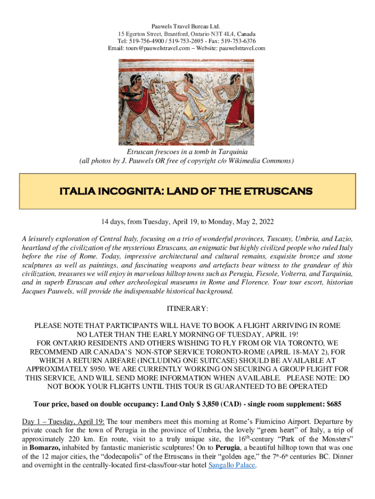 Fillable Online Packages, Accommodation, and Transportation Fax Email ...