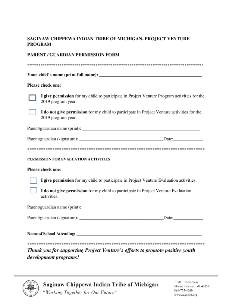Fillable Online Project Venture Forms Fax Email Print - pdfFiller