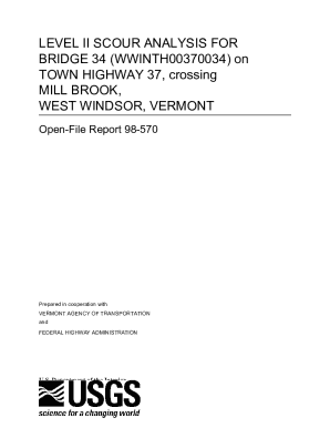 Fillable Online pubs usgs Bridge Inspection Reports Fax Email Print ...