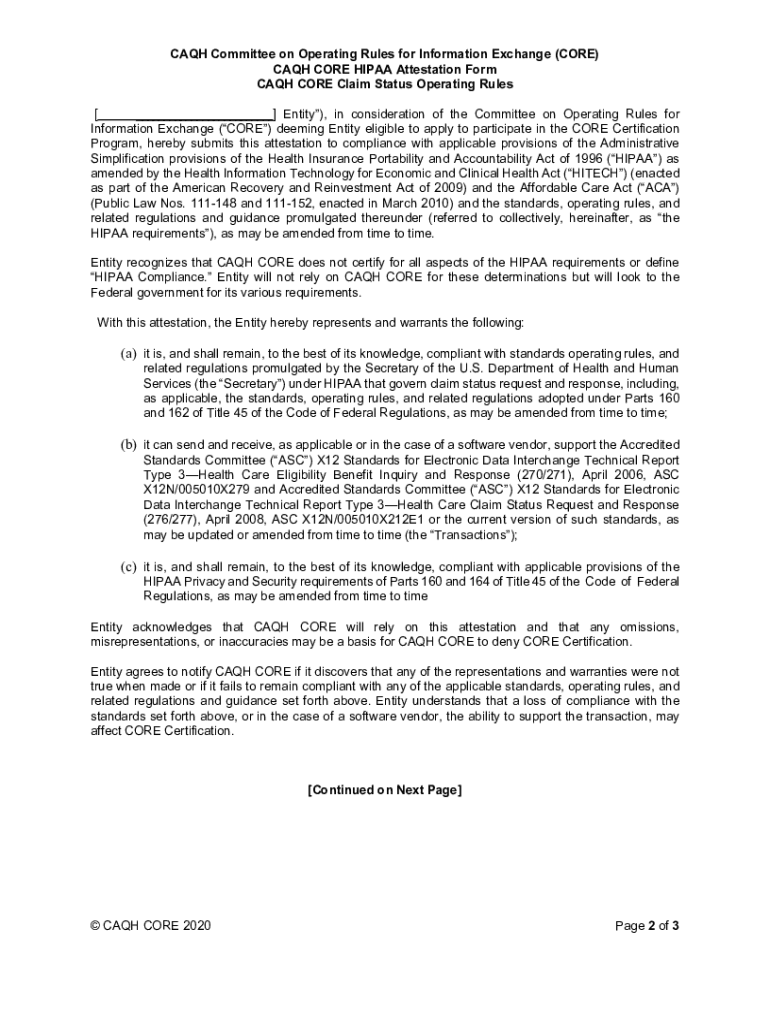 Fillable Online Operating Rules Mandate - Eligibility and Claim Status ...