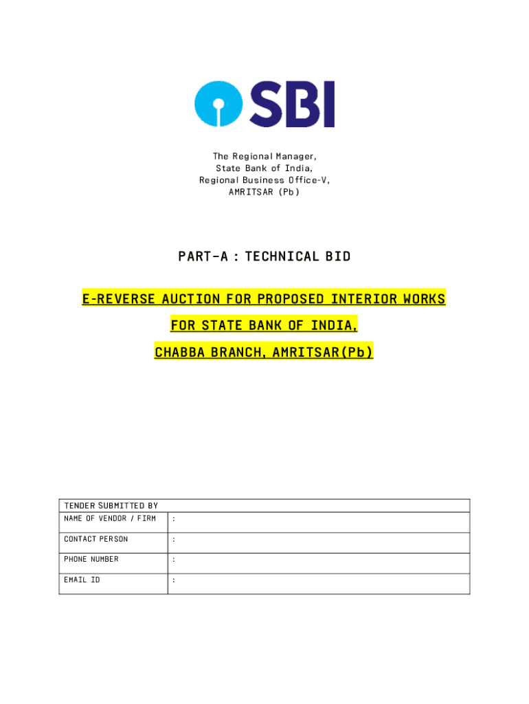 Fillable Online Sbi REQUEST FOR PROPOSALPDF Fax Email Print - pdfFiller
