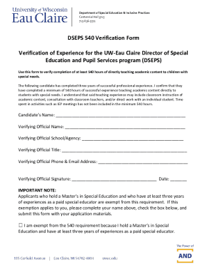 Fillable Online Special Education ProgramsDiverse Learners Fax Email Print - pdfFiller