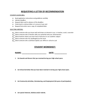 Fillable Online How to Get the Best Letters of Recommendation ... Fax Email Print - pdfFiller