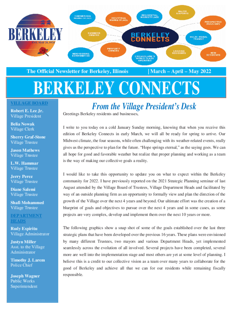 Fillable Online Village of Berkeley Village Board met May 2 Fax Email Print - pdfFiller