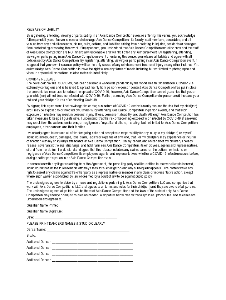 Fillable Online Release-Form-Convention.pdf - Celebrity Dance ...