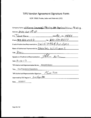 Fillable Online TIPS: The Interlocal Purchasing System Contract Fax ...