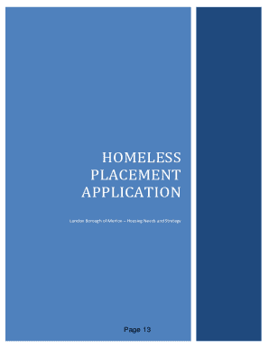 Fillable Online Letter template: Homeless application Fax Email Print ...