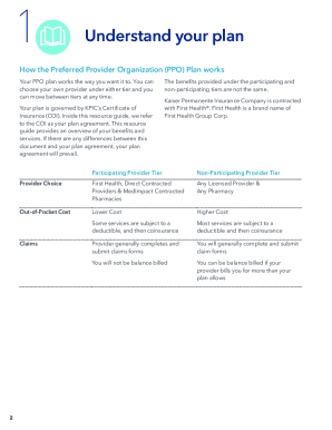 Fillable Online PPO New Member Guidebook Fax Email Print - pdfFiller