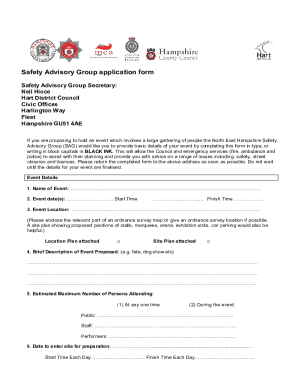 Fillable Online Hart SAG application form Fax Email Print - pdfFiller