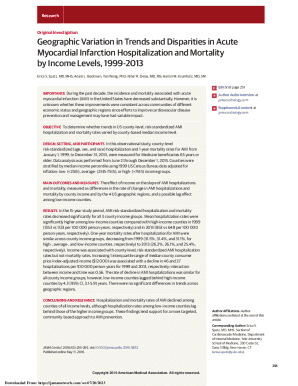Fillable Online Geographic Variation in Trends and Disparities in Acute ...