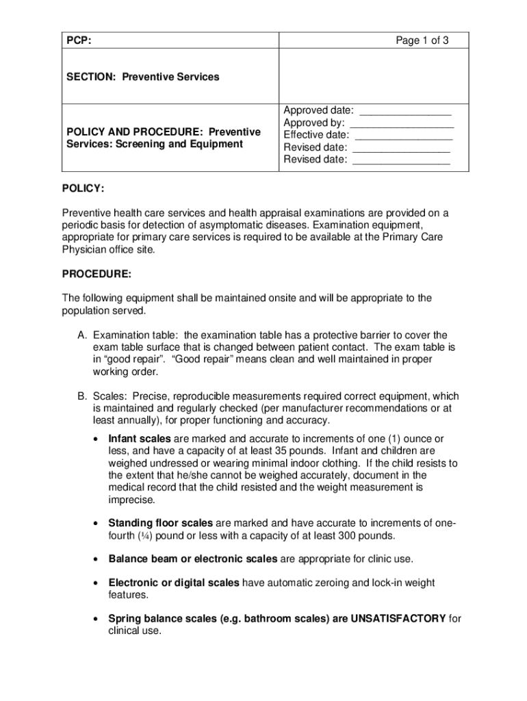 Fillable Online 2 PreventiveHSD PP preventive services.doc Fax Email ...