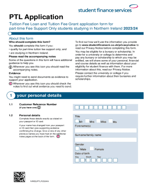 Fillable Online PTL Application form Fax Email Print - pdfFiller