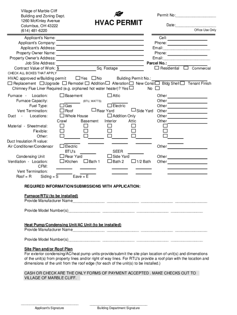 Fillable Online Building Permit Form Fax Email Print - pdfFiller