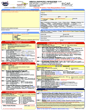 Fillable Online BRCA & Genetic Carrier Screening Test Requisition Form ...