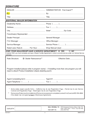 Fillable Online Licensed Motor Vehicle Dealer Responsibilities Fax ...