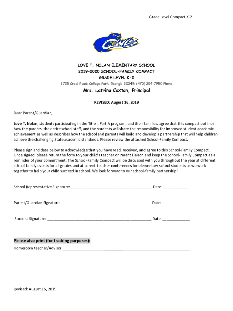 Fillable Online Fulton principal to leave elementary school 81 days ...