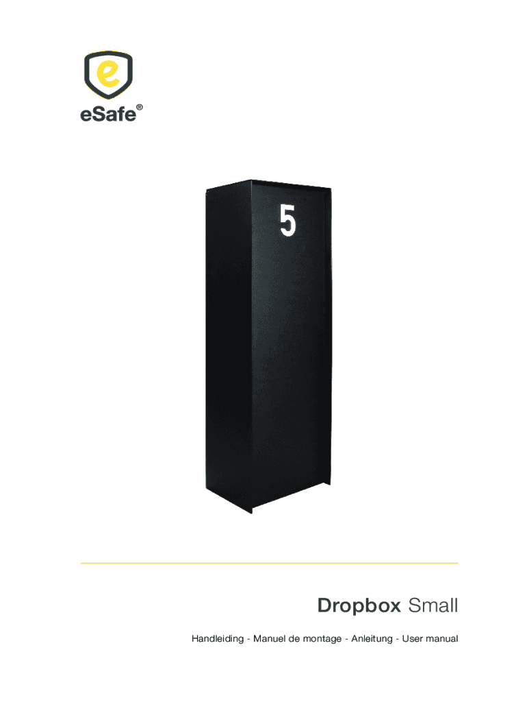 Ausfüllbar Online eSafe Dropbox Small Black - Mailbox Design Fax Email Drucken - pdfFiller