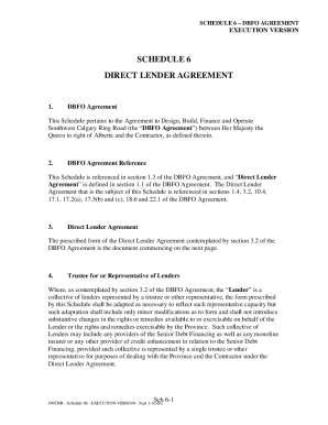 Fillable Online Agreement to design, build, finance and operate ...