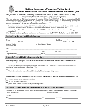 Fillable Online AUTHORIZATION FORM: RELEASE OF PROTECTED ... Fax Email ...