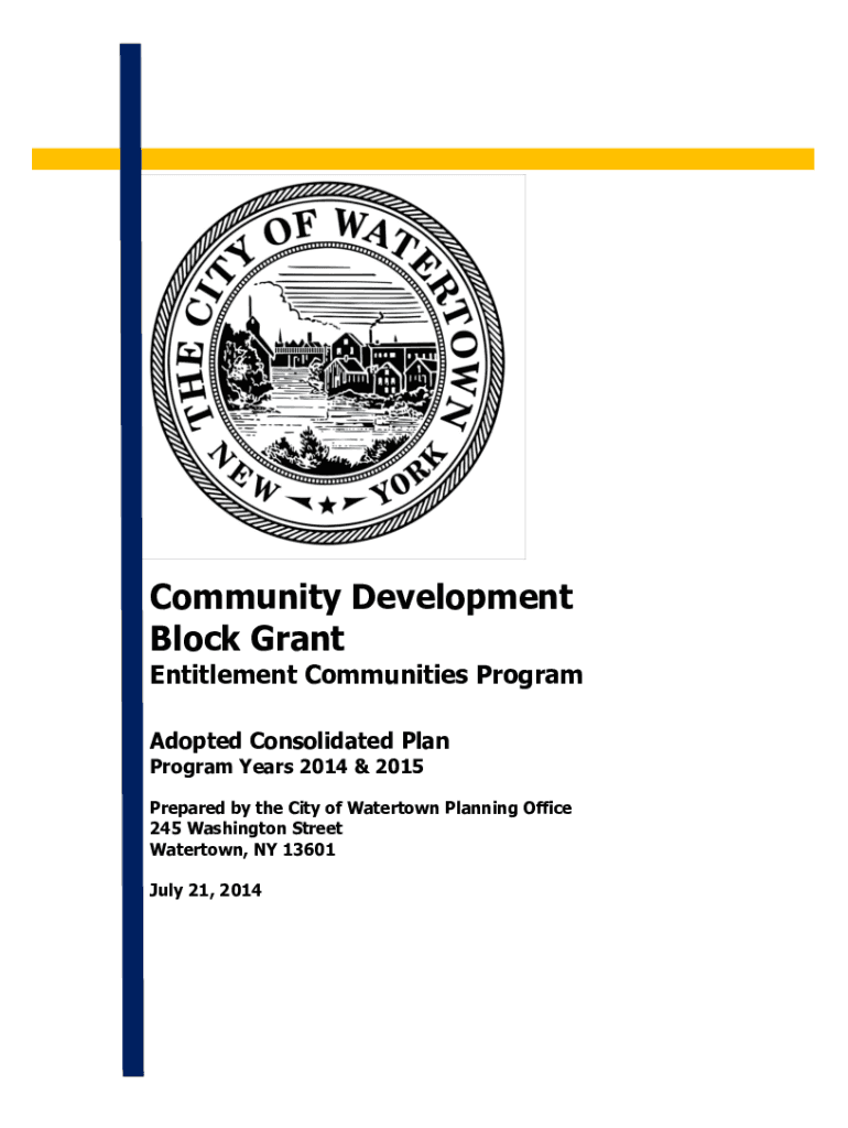 Fillable Online Housing and Community Development Annual Plan Fax Email ...