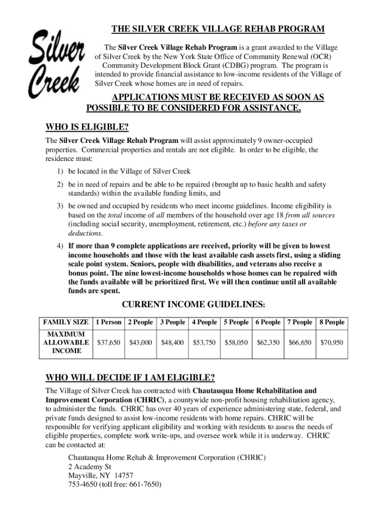 Fillable Online Environmental Review Record - Silver Creek Rehab ...