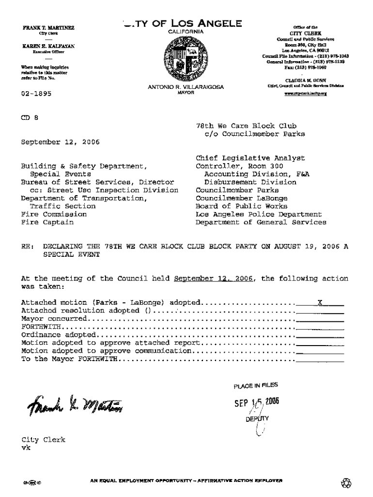 Fillable Online Room 39, City Hall Fax Email Print - pdfFiller