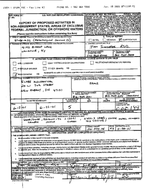 Fillable Online Stork-MSC, Form 241 Clarification Fax Email Print ...