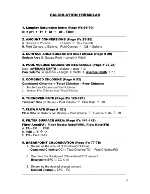 Fillable Online Langelier Saturation Index (LSI) and its importance in ...