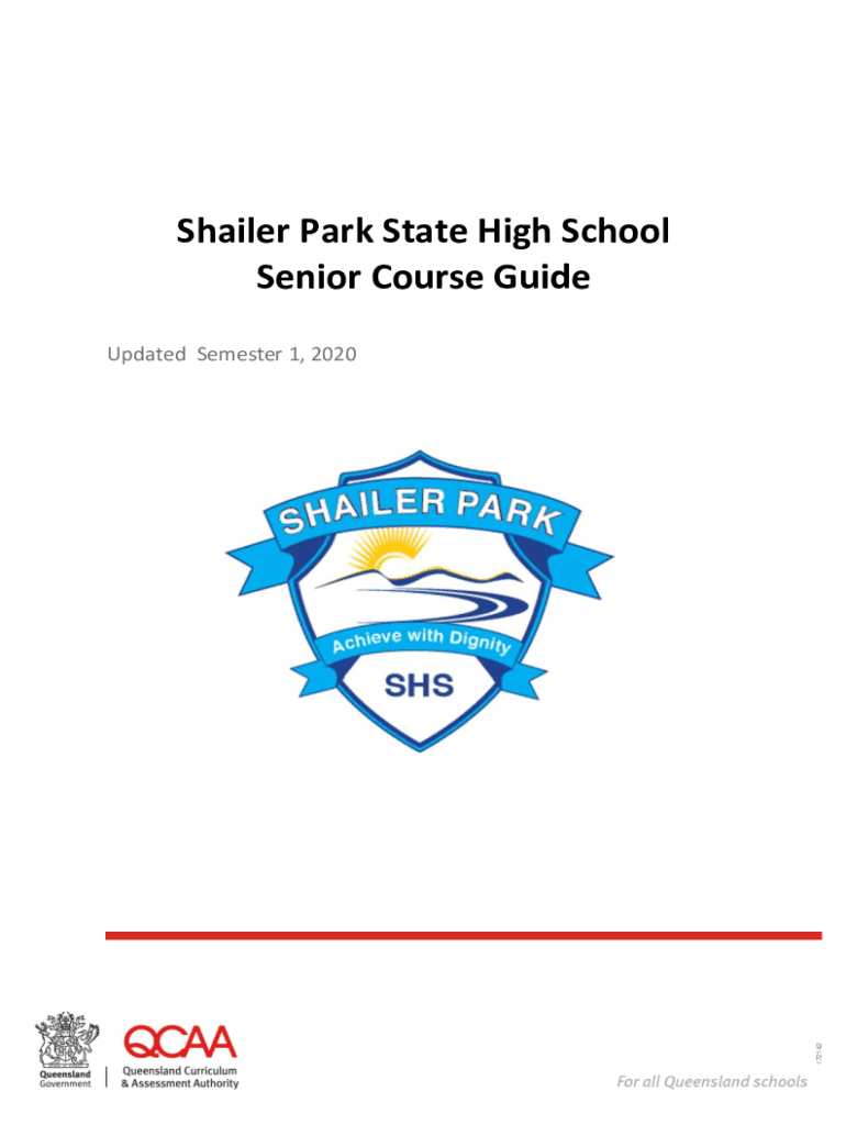 Fillable Online Shailer Park State High School Fax Email Print - pdfFiller