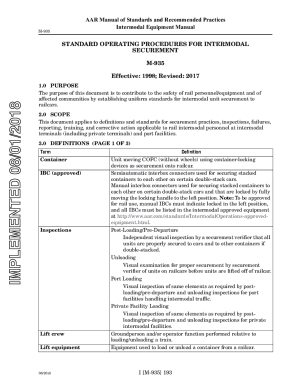 Fillable Online AAR Manual of Standards and Recommended Practices Fax ...