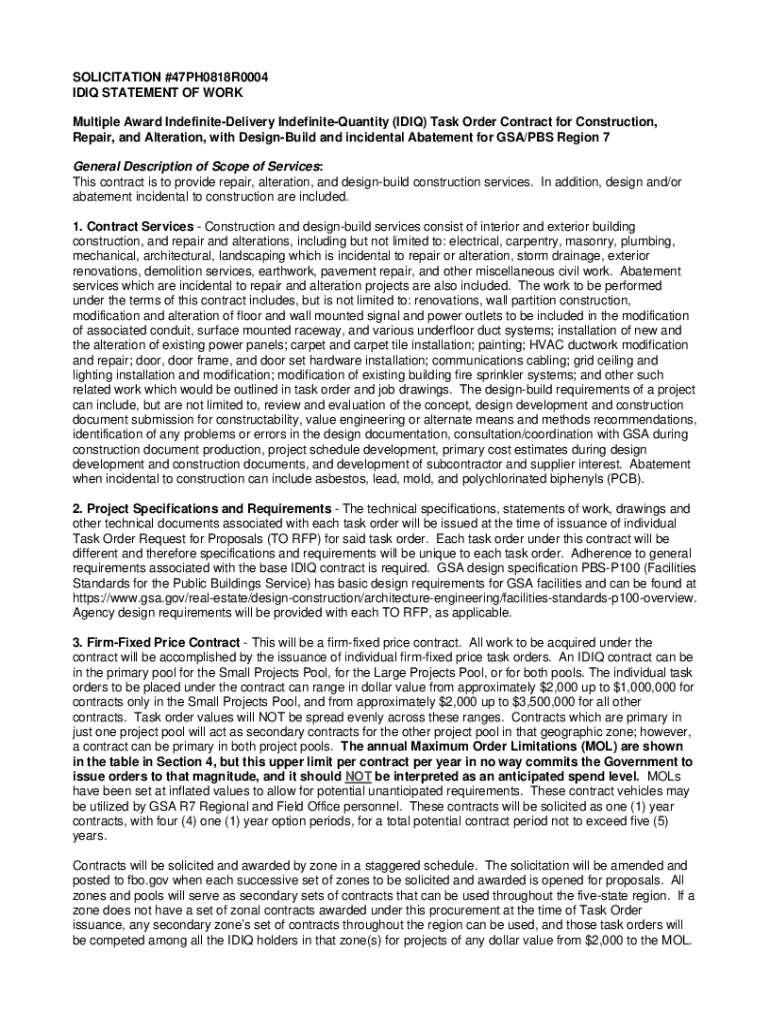 Fillable Online PRE-PROPOSAL CONFERENCE AGENDA Fax Email Print - pdfFiller