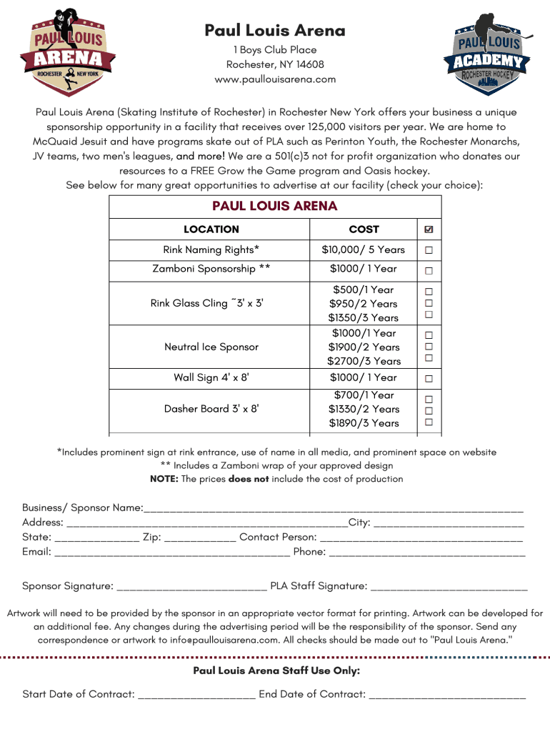 Fillable Online Paul Louis ArenaKids Out and About Rochester Fax Email Print - pdfFiller