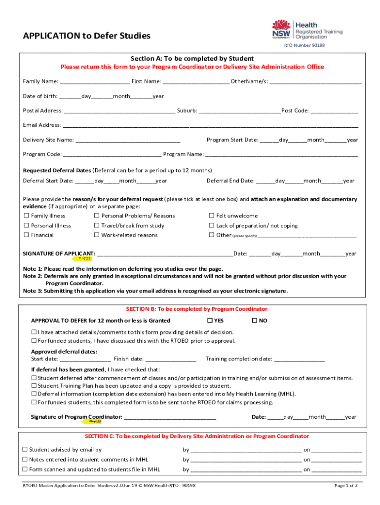 Fillable Online SC10.1-I-Application-for-Deferral-Form-International ...