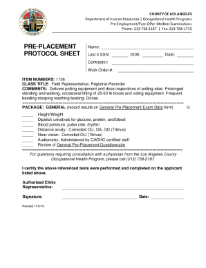 Fillable Online MyHRPre-Placement Medical - Employee Fax Email Print ...