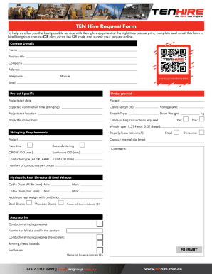 Fillable Online FREE 5+ Request to Hire Forms in PDFExcel Fax Email ...