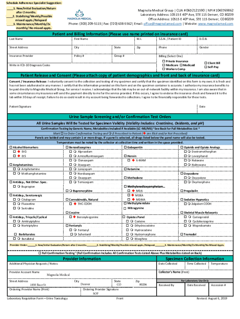 Fillable Online Req Form 010719 High-Low Risk Panel.pdf Fax Email Print - pdfFiller