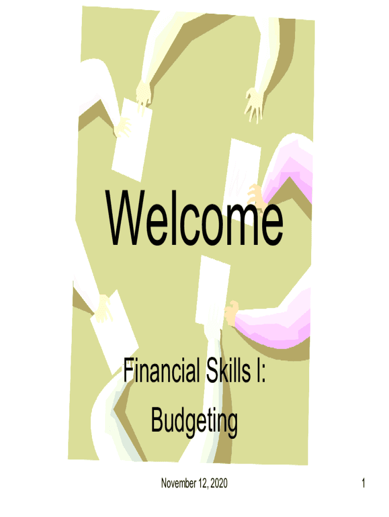 Fillable Online Budgeting and Goal SettingFinancial Literacy - Yale ...