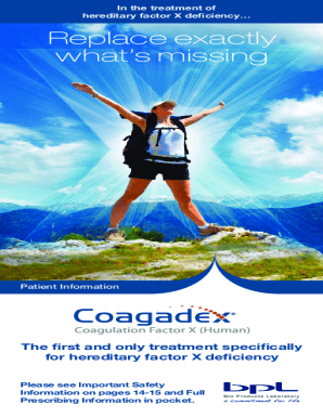 Fillable Online Diagnosis and treatment of inherited factor X ...