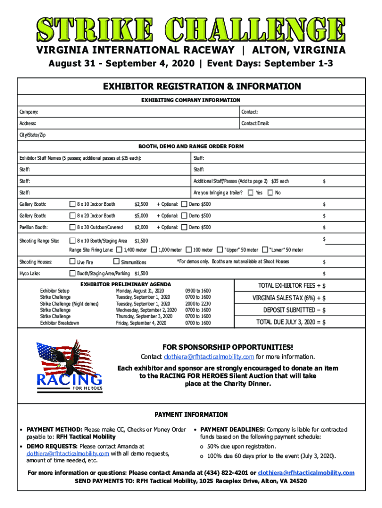 Fillable Online Virginia International RacewayAmerica's motorsport Resort Fax Email Print ...