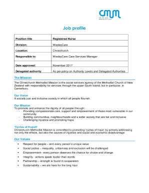 Fillable Online SCHEDULE 1 POSITION DESCRIPTION Fax Email Print - pdfFiller