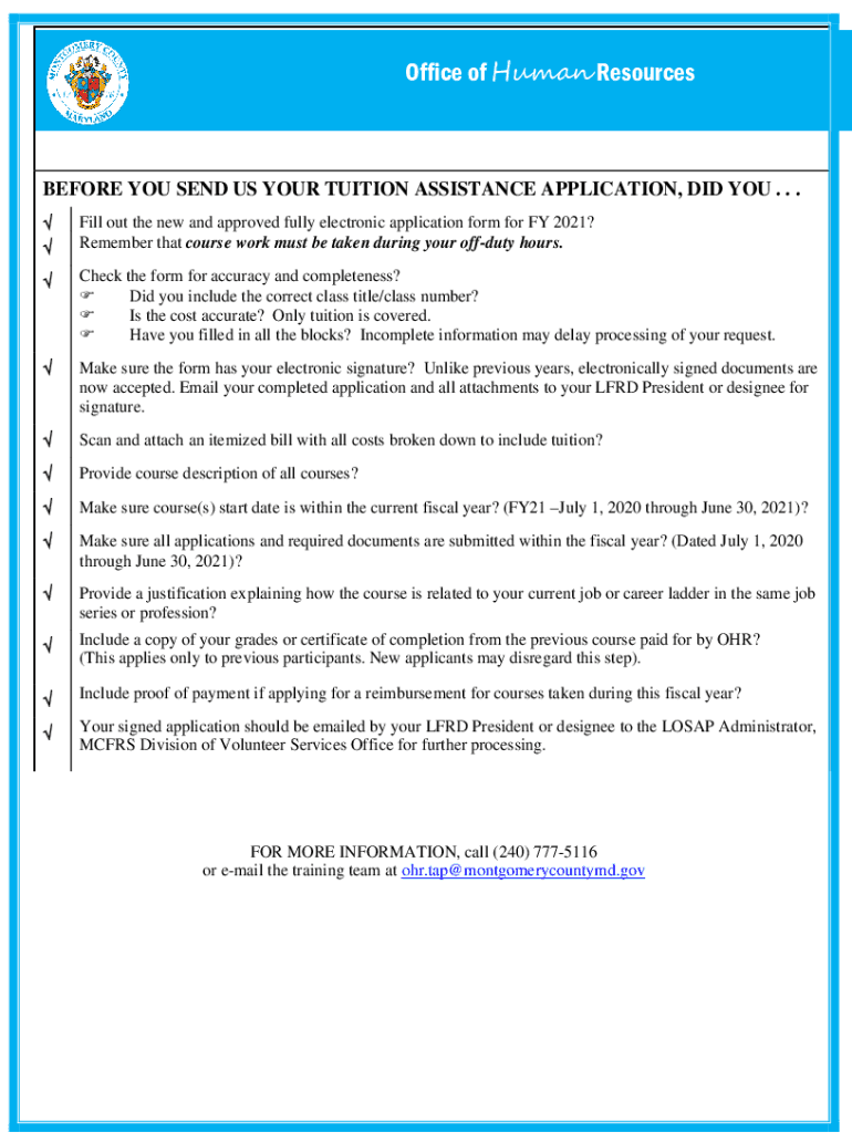 Fillable Online TAP covers tuition costs only. IAFF and FOP employees ...