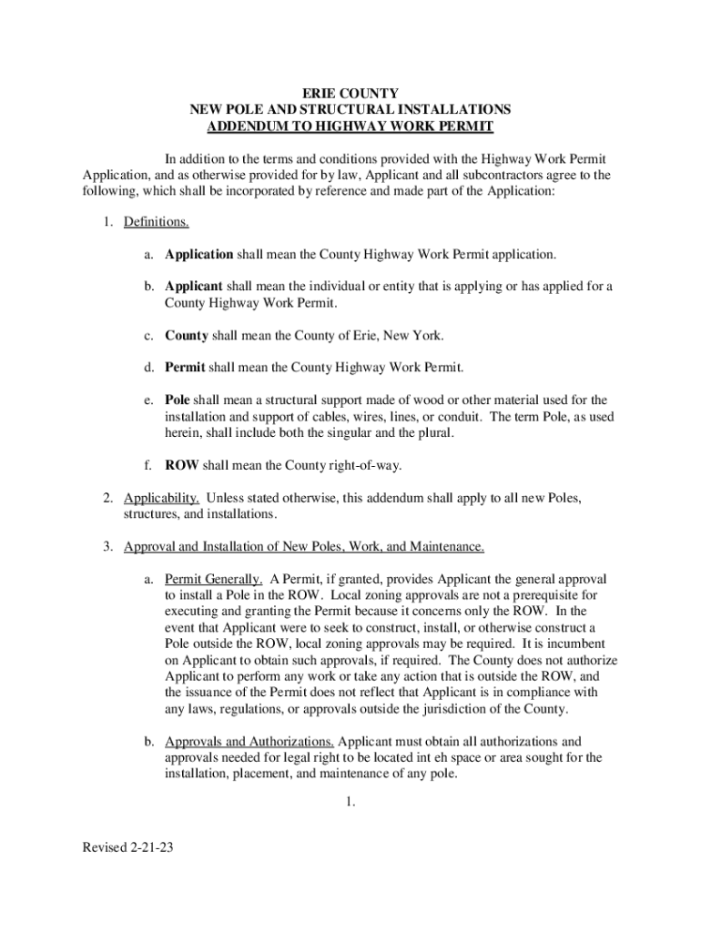 Fillable Online Additional Highway Work Permit application ... - NYSDOT ...