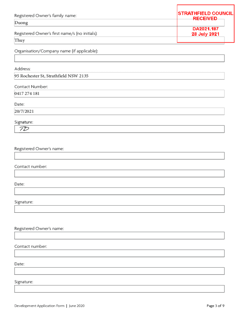 Fillable Online Development-Application-Form.pdf Fax Email Print ...